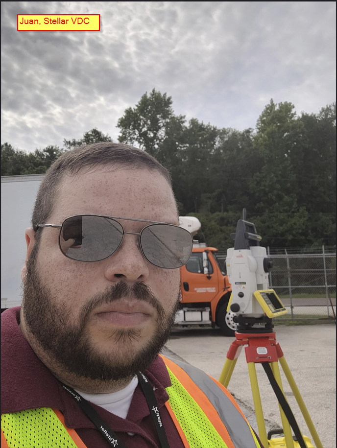 Total Station on site_Stellar technician Juan - BIM Learning Center